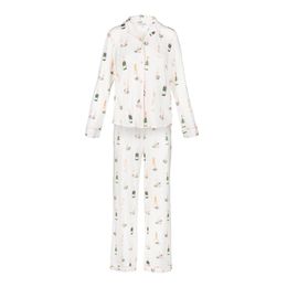 PJ Salvage Pyjama ' Breakfast of Champs ' Damen Gr&ouml;&szlig;e L offwhite Winterkleid