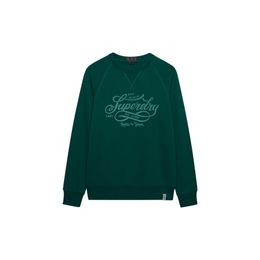 Superdry & Co Sweatshirt Herren Gr&ouml;&szlig;e L gr&uuml;n / dunkelgr&uuml;n