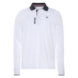 Delmao Poloshirt Herren Gr&ouml;&szlig;e L schwarz / wei&szlig;