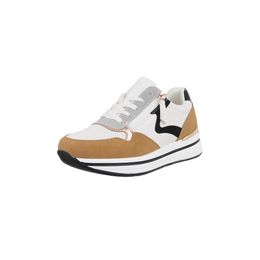 Ital-Design Sneaker Damen Gr&ouml;&szlig;e 38 camel / hellgrau / schwarz / wei&szlig;