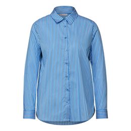 Street One Gestreifte Business Bluse Damen Gr&ouml;&szlig;e L blau
