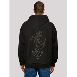 F4NT4STIC Sweatshirt 'Geometrics' Herren Gr&ouml;&szlig;e XL schwarz / offwhite