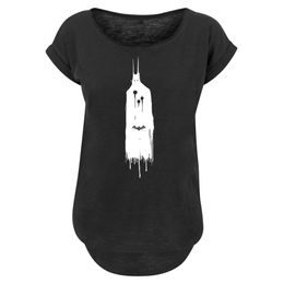 F4NT4STIC T-Shirt 'DC Comics Batman Arkham Knight Ghost' Damen Gr&ouml;&szlig;e 4XL schwarz / wei&szlig;