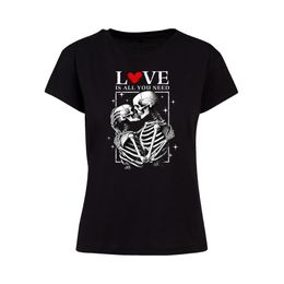F4NT4STIC T-Shirt 'Love is all you need' Damen Gr&ouml;&szlig;e XXL rot / schwarz / wei&szlig;