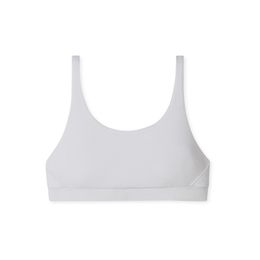 Schiesser Bustier ' Pure Rib ' Damen Gr&ouml;&szlig;e 90 wei&szlig;