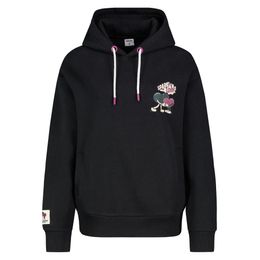 Sublevel Sweatshirt Damen Gr&ouml;&szlig;e L anthrazit / tanne / orchidee / naturwei&szlig;