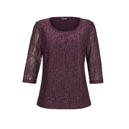 GOLDNER Bluse Damen Gr&ouml;&szlig;e 7XL beere