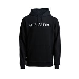 Alessandro Zavetti Sweatshirt 'Meucci' Herren Gr&ouml;&szlig;e XXL schwarz / wei&szlig;