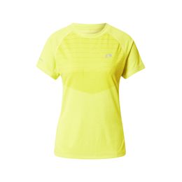 Newline Shirt 'LAKELAND' Damen Gr&ouml;&szlig;e L gelb / limone / hellgrau