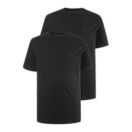 JP1880 T-Shirt Herren Gr&ouml;&szlig;e 4XL Gro&szlig;e Gr&ouml;&szlig;en schwarz