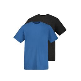 JP1880 T-Shirt Herren Gr&ouml;&szlig;e XL Gro&szlig;e Gr&ouml;&szlig;en blau / schwarz