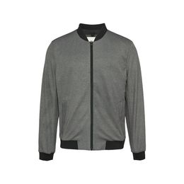 s.Oliver BLACK LABEL Jacke 'Jogg' Herren Gr&ouml;&szlig;e S graumeliert / schwarz