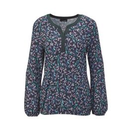 GOLDNER Bluse Damen Gr&ouml;&szlig;e L blau / taubenblau / lila