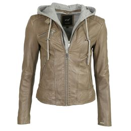 Maze Lederjacke Damen Gr&ouml;&szlig;e XXXL braun