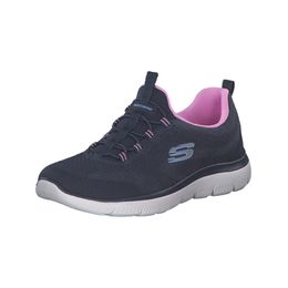 Skechers Slip On 'Summits New Nature' Damen Gr&ouml;&szlig;e 38 dunkelblau / hellpink