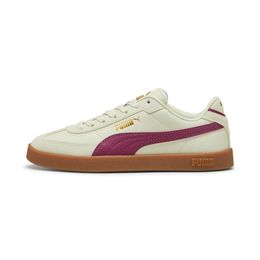 Puma Sneaker 'Club II Era' Jungen Gr&ouml;&szlig;e 38 gold / dunkelpink / naturwei&szlig;