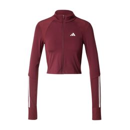 adidas Performance Sportsweatjacke 'Hyperglam' Damen Gr&ouml;&szlig;e XL/XXL rot / wei&szlig;