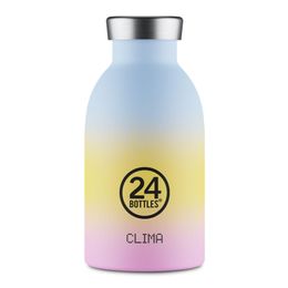 24Bottles Trinkflasche 'Clima Horizon' Herren Gr&ouml;&szlig;e one size hellblau / gelb / hellpink / schwarz