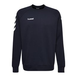 Hummel Sweatshirt Jungen Gr&ouml;&szlig;e 176 dunkelblau / wei&szlig;