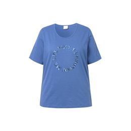 Ulla Popken T-Shirt Damen Gr&ouml;&szlig;e L/XL enzian