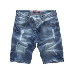 Rock Creek Shorts Herren Gr&ouml;&szlig;e 31 blue denim / braun