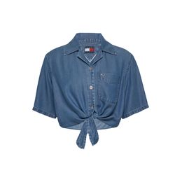 Tommy Jeans Bluse Damen Gr&ouml;&szlig;e S blue denim