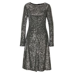 Madeleine Mode Madeleine Kleid Damen Gr&ouml;&szlig;e 46 grau / schwarz