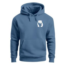 Neverless Sweatshirt 'B&auml;r' Herren Gr&ouml;&szlig;e L blau