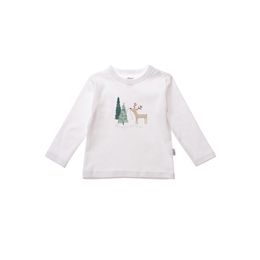 Liliput Langarmshirt 'Merry Christmas' Jungen Gr&ouml;&szlig;e 98/104 wei&szlig;