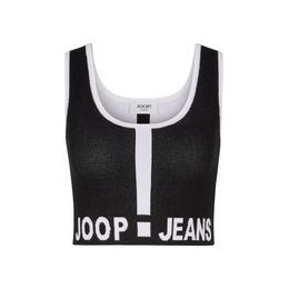 JOOP! Jeans Sticktop 'Kama' Damen Gr&ouml;&szlig;e L schwarz / wei&szlig;