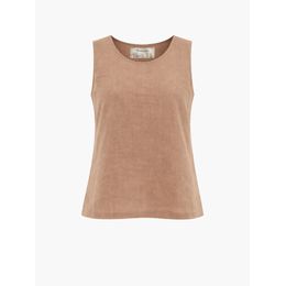 Amourlinen Top 'Colette' Damen Gr&ouml;&szlig;e XS hellbraun