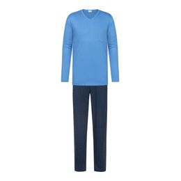 Mey Pyjama Herren Gr&ouml;&szlig;e XXXL blau / navy
