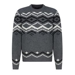 Eight2Nine Pullover Herren Gr&ouml;&szlig;e XL hellgrau / dunkelgrau / schwarz / wei&szlig;