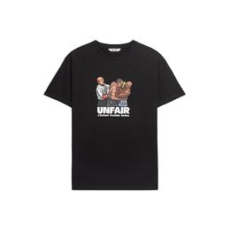 Unfair Athletics T-Shirt 'Tyson' Herren Gr&ouml;&szlig;e S sand / rot / schwarz / wei&szlig;