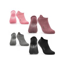 Occulto Sportsocken 'Mady' Herren Gr&ouml;&szlig;e 35/38 graumeliert / hellpink / rotmeliert / schwarz
