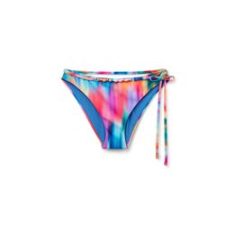 CALZEDONIA Bikinihose Damen Gr&ouml;&szlig;e L aqua / lavendel / orange / pink