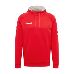 Hummel Sportsweatshirt Herren Gr&ouml;&szlig;e L rot / wei&szlig;