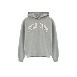 Polo Club Sweatshirt Damen Gr&ouml;&szlig;e XXL graumeliert / wei&szlig;