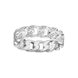 Thomas Sabo Ring Herren Gr&ouml;&szlig;e 50 silber / transparent