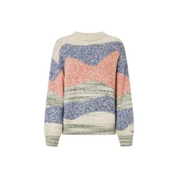 Pepe Jeans Pullover 'HARRIET' Damen Gr&ouml;&szlig;e S hellbeige / enzian / anthrazit / pfirsich