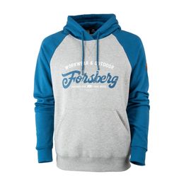 Forsberg Sweatshirt 'Tonigson Hoodie zweifarbig mit Retrologo' Herren Gr&ouml;&szlig;e XL grau