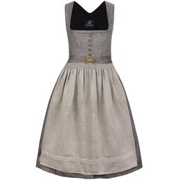 Stockerpoint Dirndl 'Tilda' Damen Gr&ouml;&szlig;e 32 greige / graumeliert