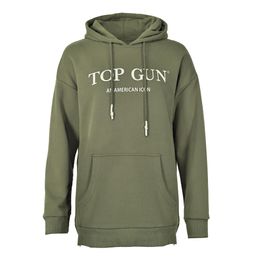 Top Gun Sweatshirt Damen Gr&ouml;&szlig;e M oliv / wei&szlig;