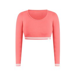Smilodox Crop Longsleeve Miriel Damen Gr&ouml;&szlig;e XS rosa