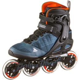 Rollerblade Inlineskates 'Macroblade 90' Herren Gr&ouml;&szlig;e 45 navy / orange / schwarz