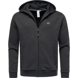 Ragwear Sweatjacke 'Natten Emb' Herren Gr&ouml;&szlig;e XXL dunkelgrau
