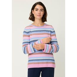 Olsen Pullover 'Henny' Damen Gr&ouml;&szlig;e S/M navy / hellblau / braun / rosa