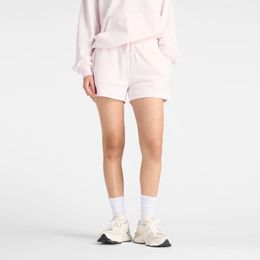 New Balance Shorts 'Essentials' Damen Gr&ouml;&szlig;e XXL pastellpink / wei&szlig;