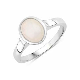 Rafaela Donata Ring Damen Gr&ouml;&szlig;e 54 silber / perlwei&szlig;