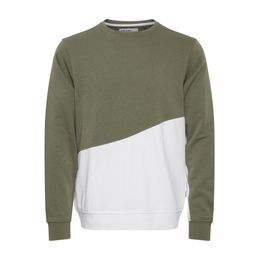 Blend Sweatshirt Herren Gr&ouml;&szlig;e XL oliv / wei&szlig;